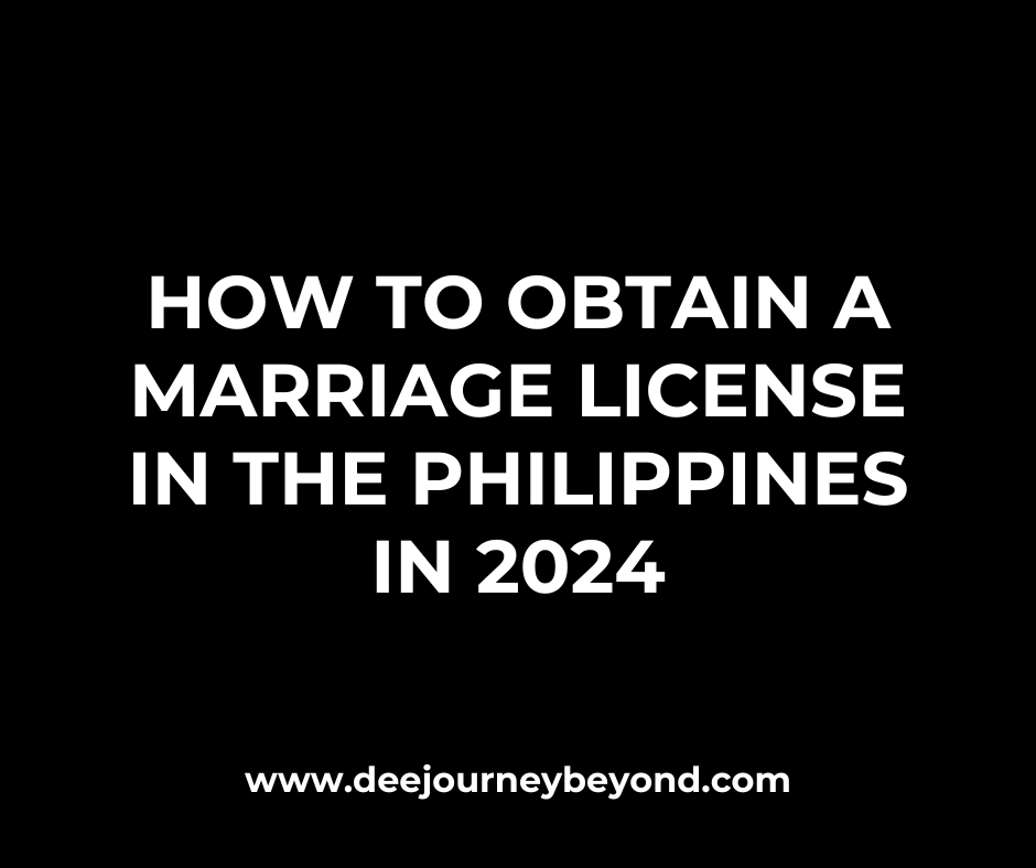 How to Obtain a Marriage License in the Philippines in 2024 – journey ...